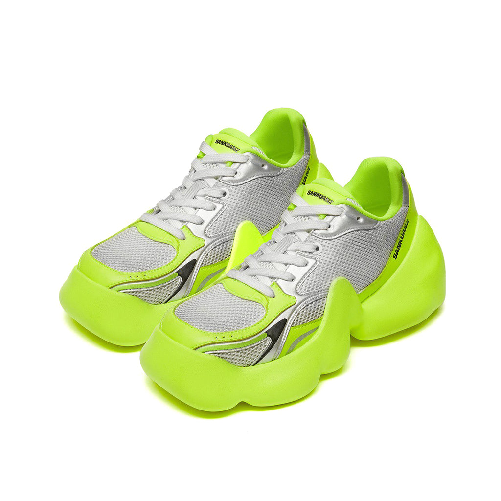 SANKUANZ Bumpy Sneakers Acid Green – TONE FOOTWEAR